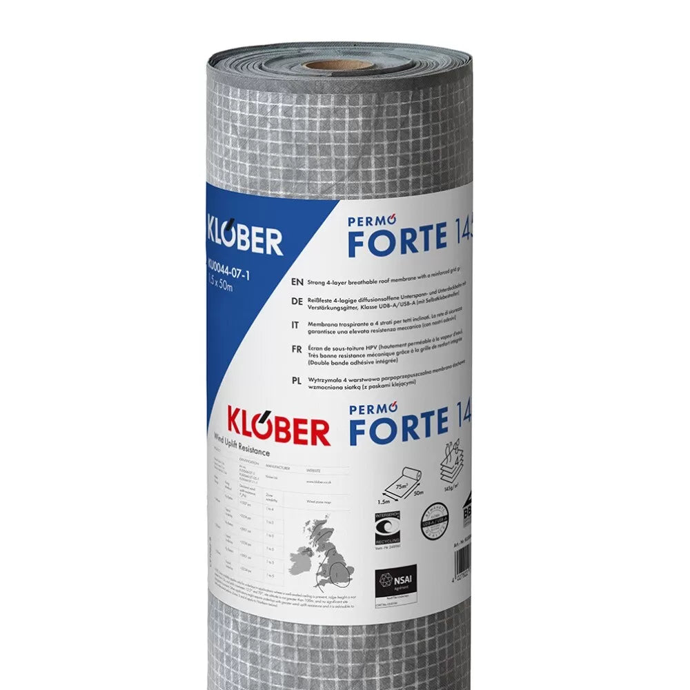 Klober | Permo Forte 145 | Strong Breather Membrane