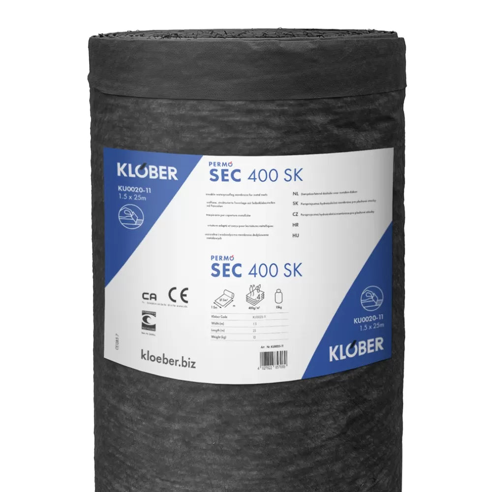 Klober Sec 400 | Metal Roof Waterproof & Drainage Layer