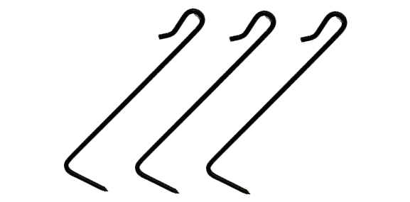 Dark Grey 316 Grade Slate Hooks 100mm (pk 500)