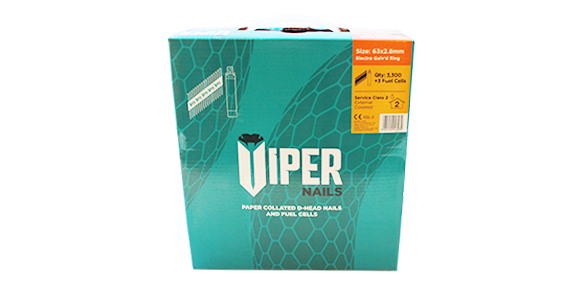 SAMAC| 1st Fix| Galvanised Viper Gun Nails - No Gas Pack